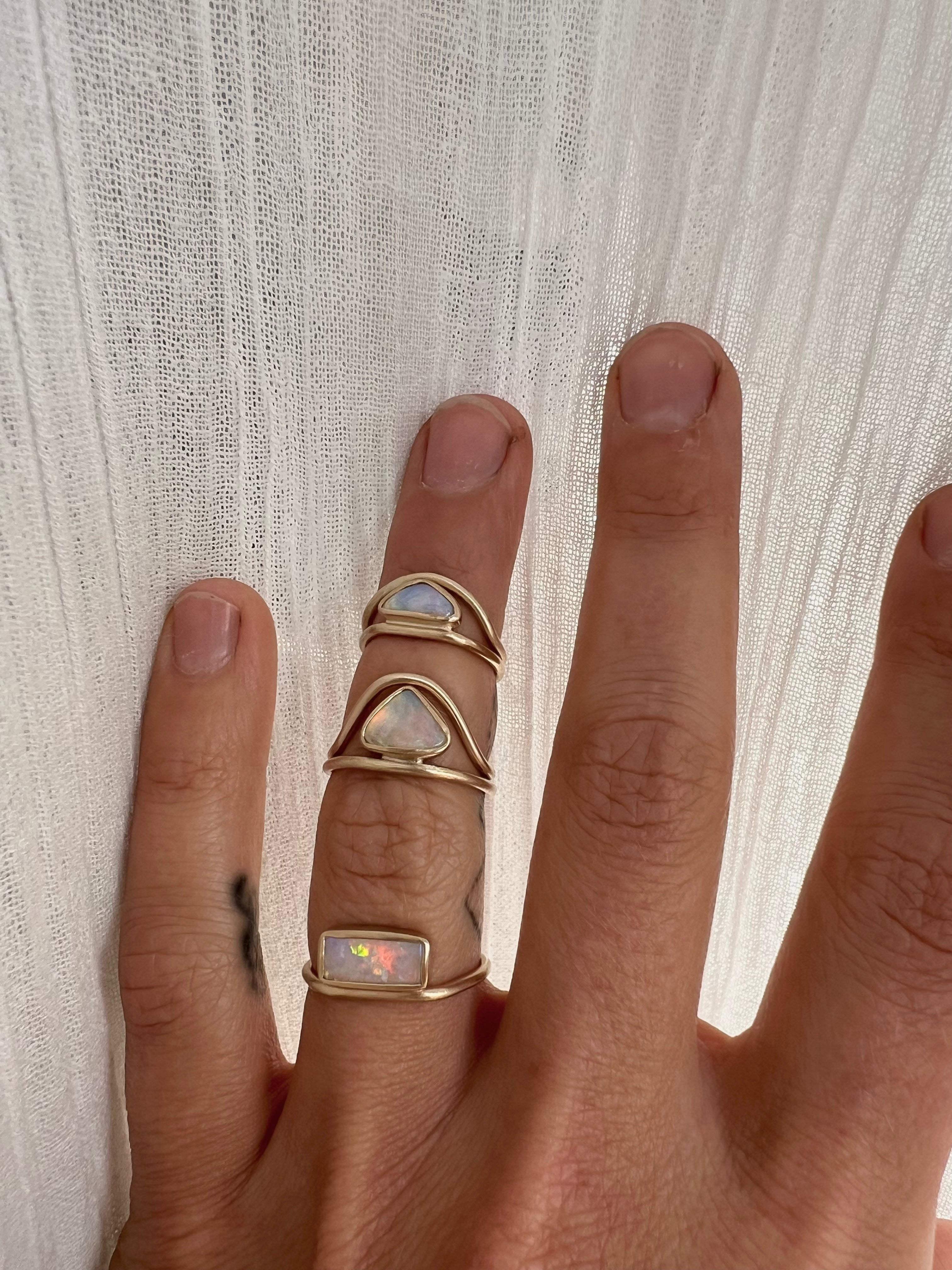 Opal arch stacks – Argent Silversmith