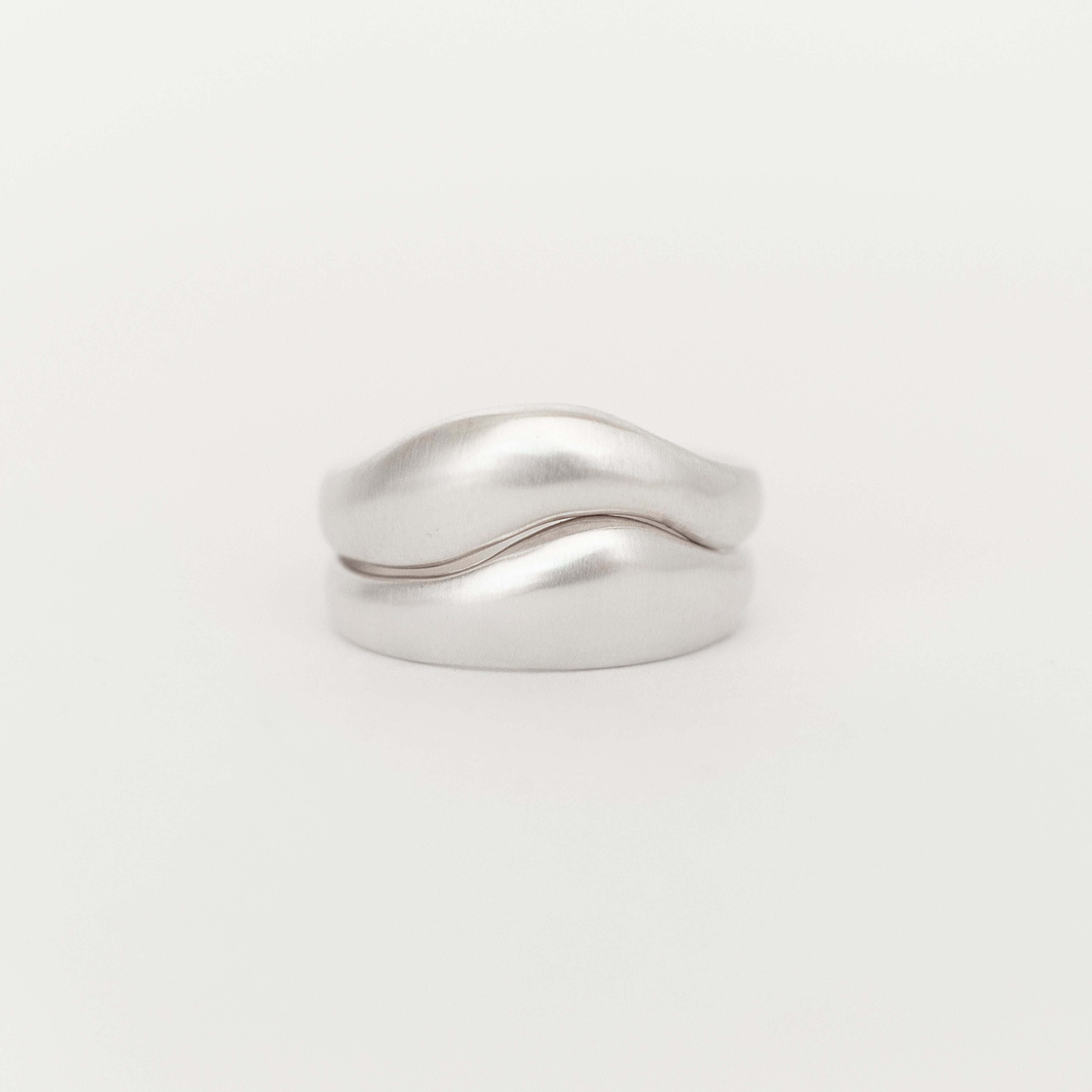 Aurore Plain Stack Silver – Argent Silversmith