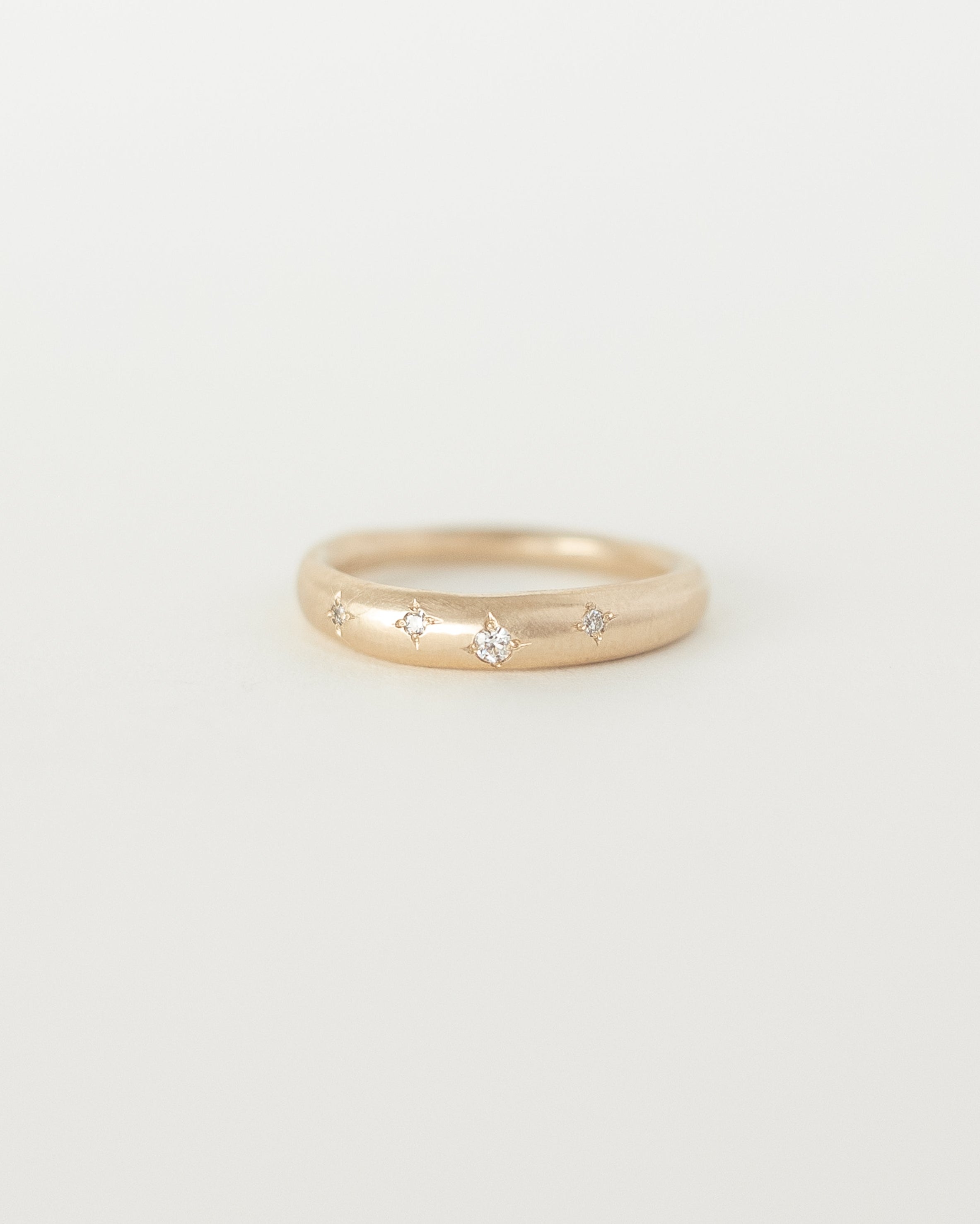 Fine celestial dome ring gold – Argent Silversmith