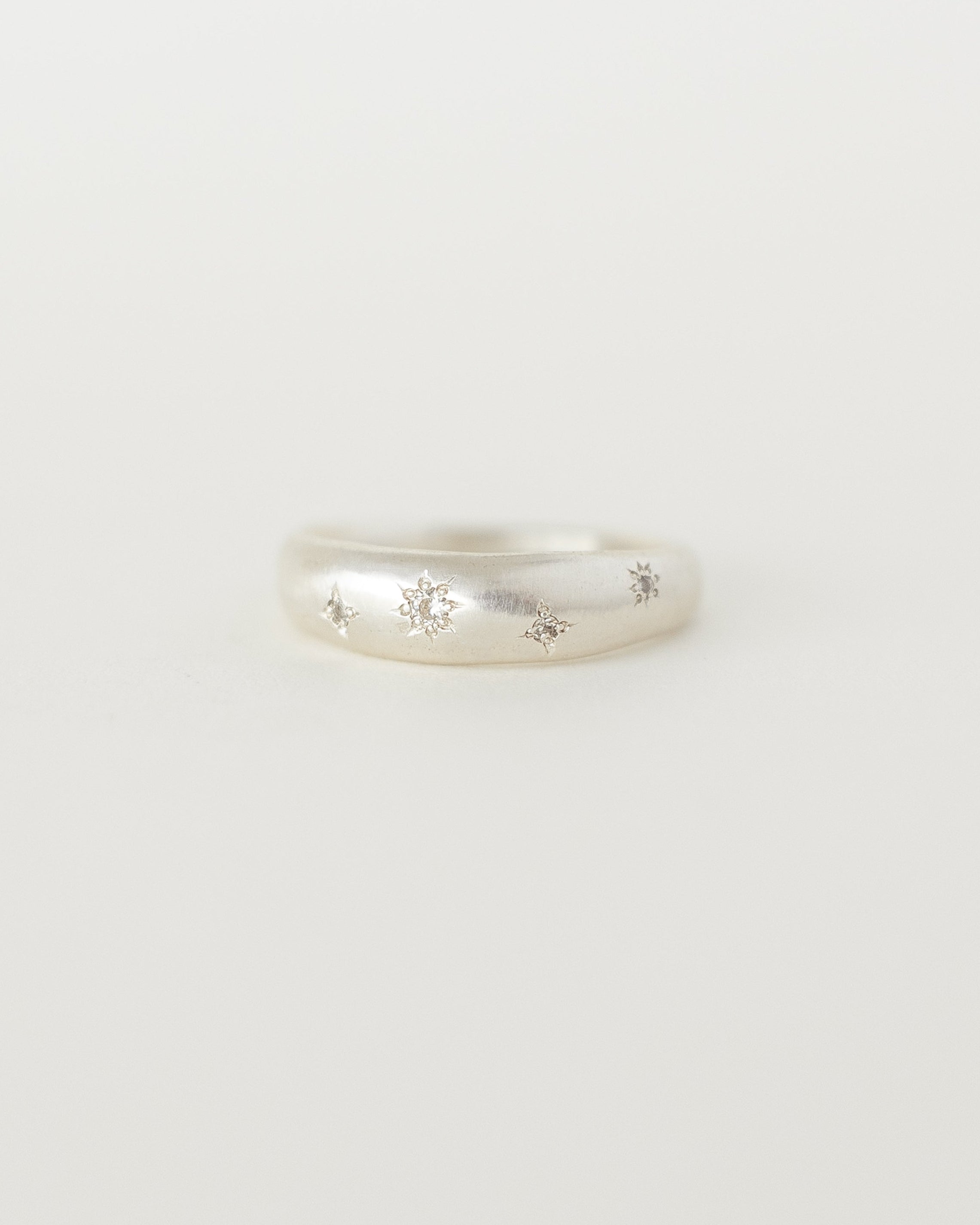 Celestial dome ring silver – Argent Silversmith