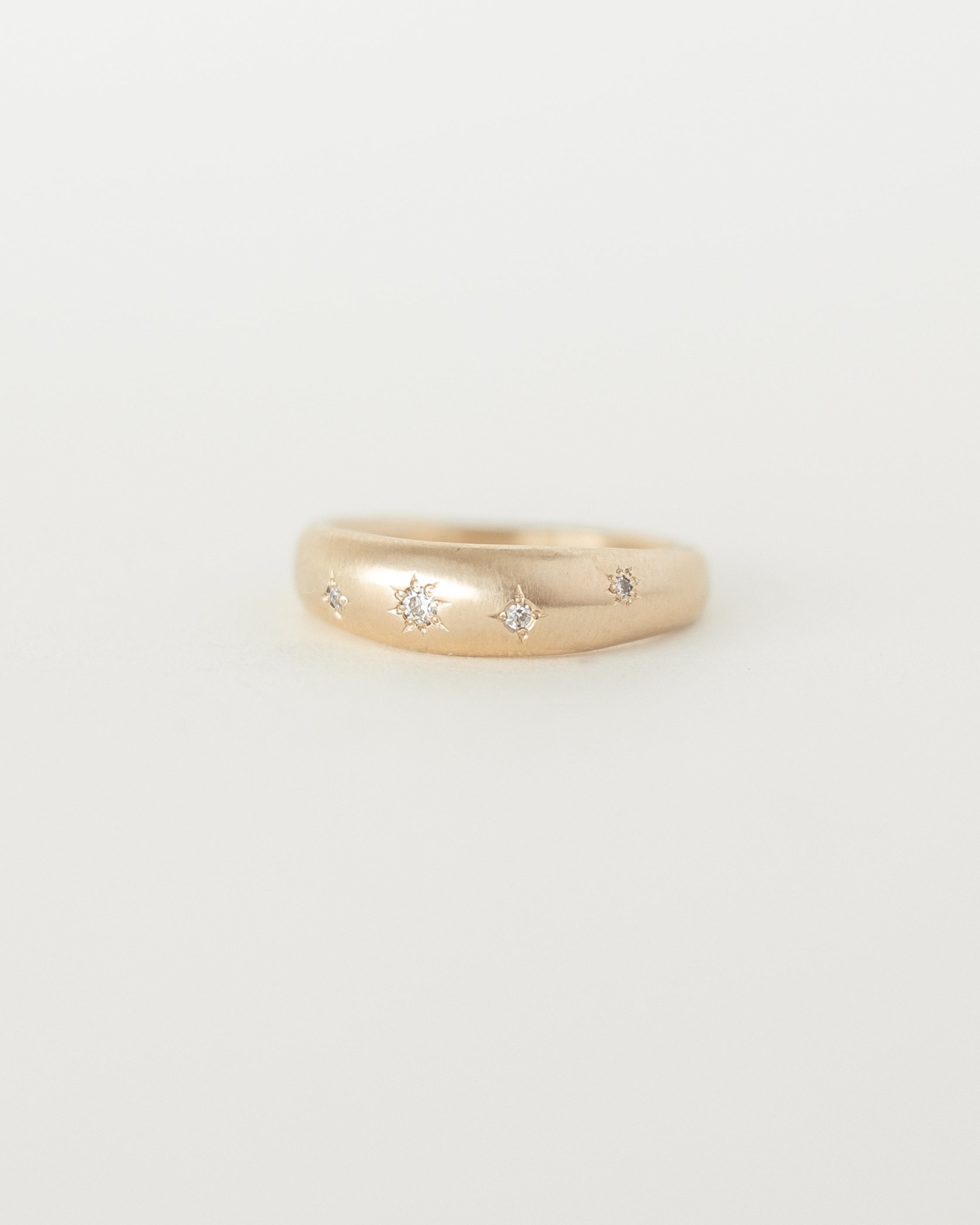 Celestial dome ring gold – Argent Silversmith