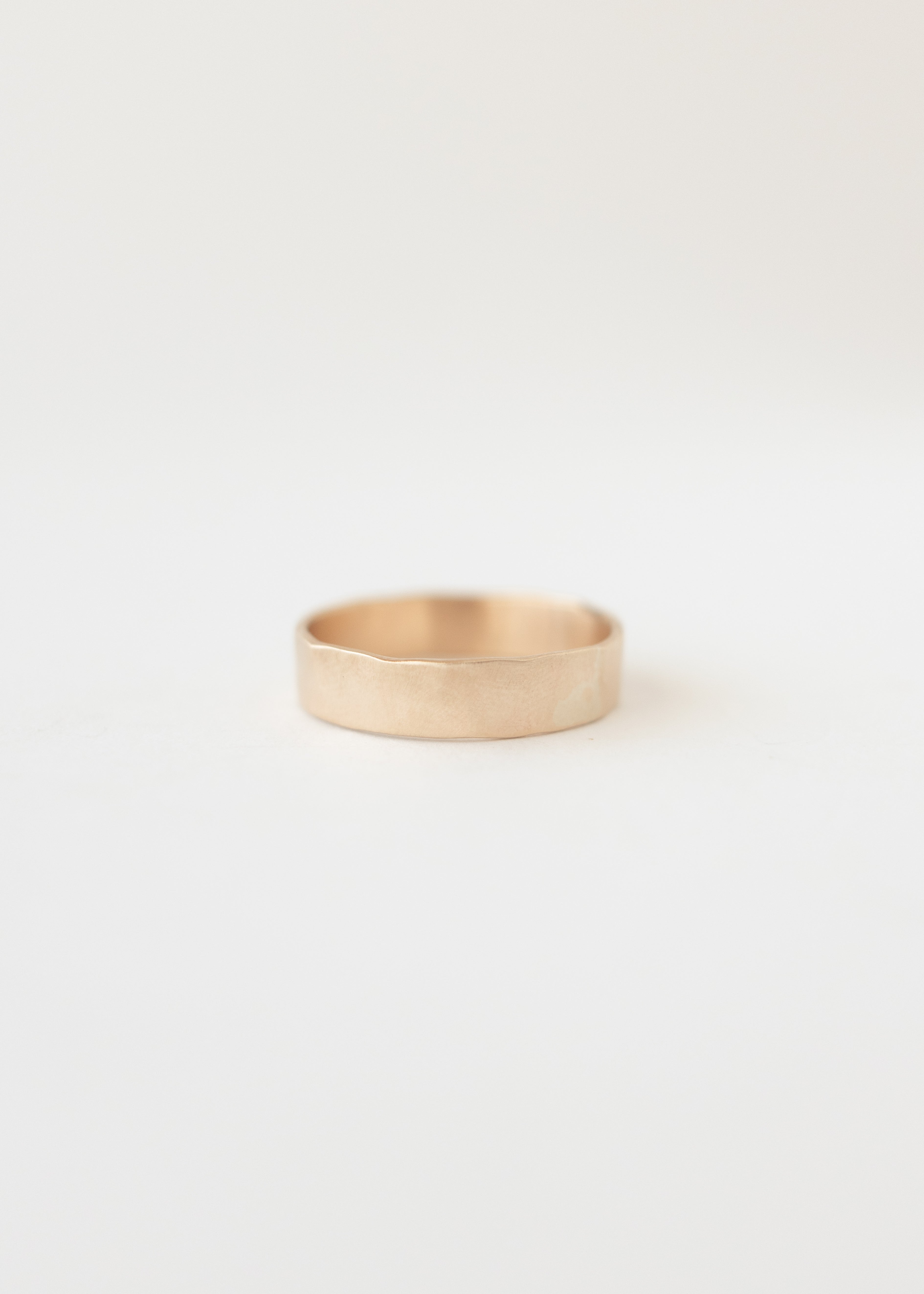 Thick textured band gold – Argent Silversmith